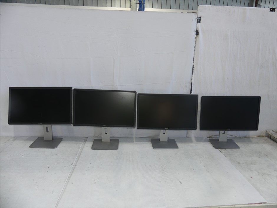Pallet Of Dell Assorted Model Monitors Approx 14 Includes Auction (0009 ...