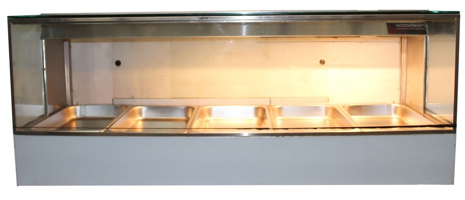 WOODSON MODULER SQUARE GLASS HOT FOOD BAR Auction (0070-5052932 ...