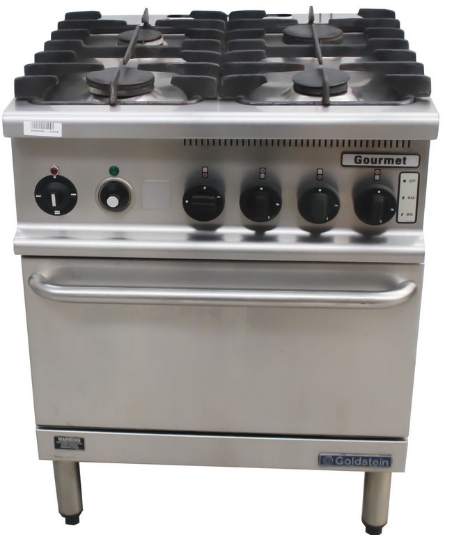 GOLDSTEIN GAS GOURMET 4 BURNER STOVE WITH OVEN Auction (0029-5052932 ...