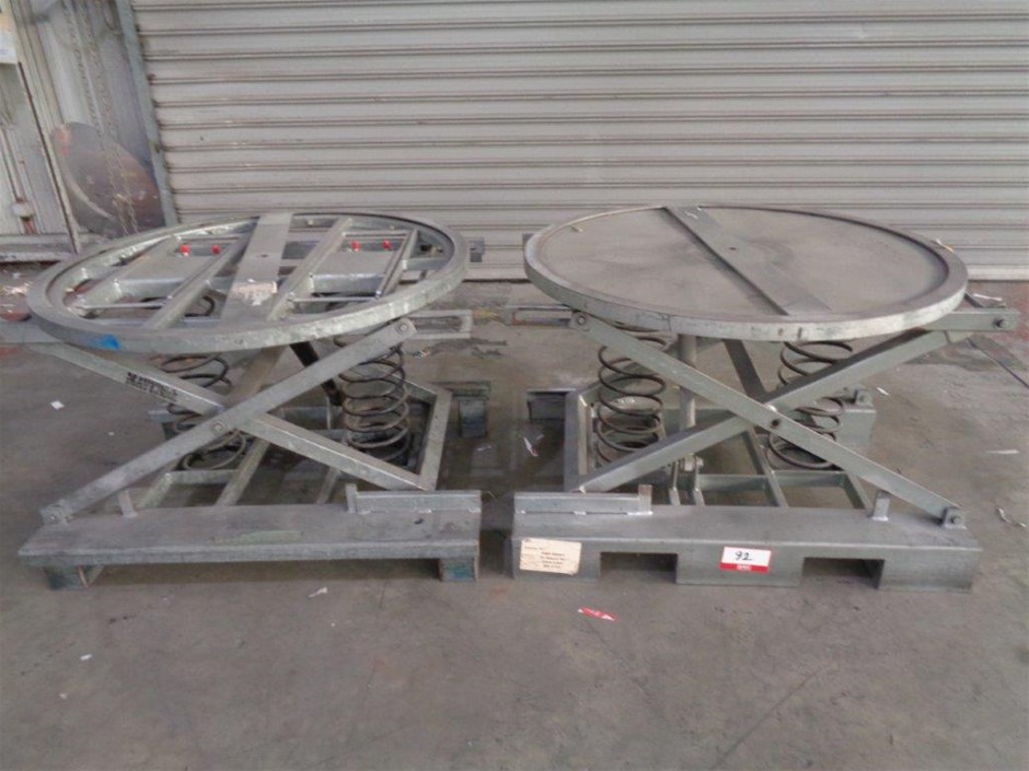 2 x Spring Pallet Elevator Rotator Auction (0092-9042299) | Grays Australia