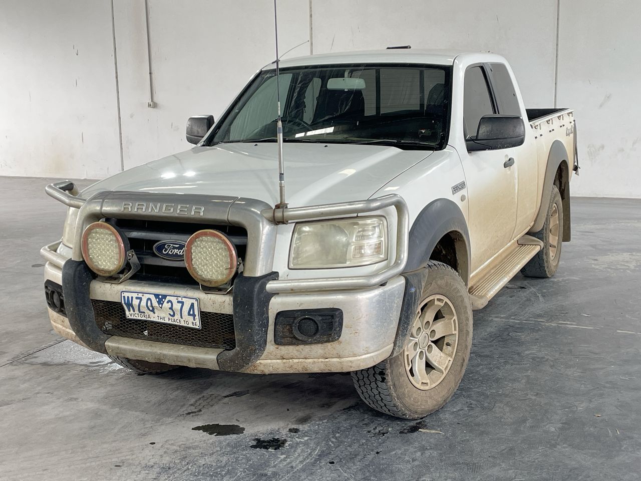 2008 Ford Ranger XL 4x4 Super Cab PJ Turbo Diesel Manual Ute Auction ...