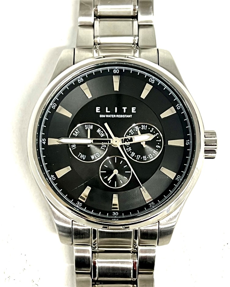 Elite Chronograph men's watch, model 5099173 Auction (0027-2553621 ...