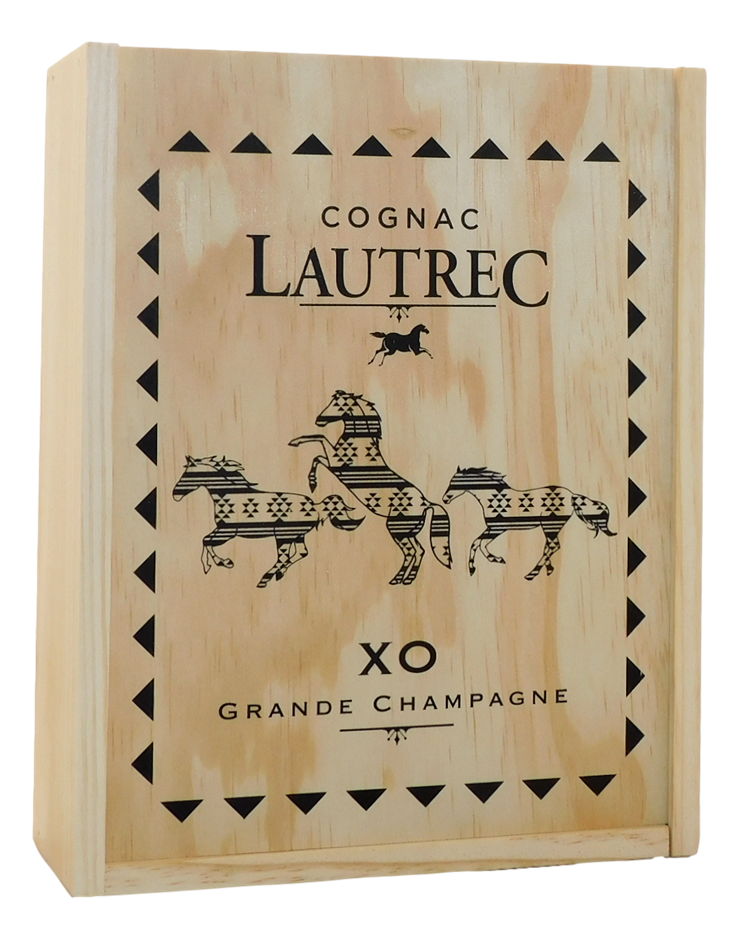 Empty Lautrec XO Grande Champagne Wooden Cognac Boxes (6x Empty Boxes ...