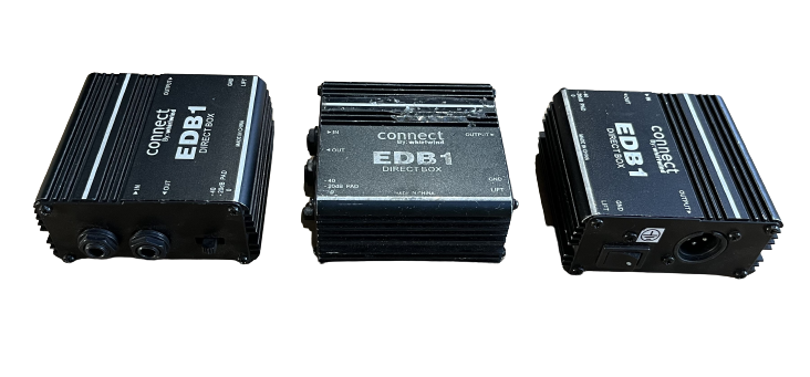 Qty 3 x Whirlwind EDB1 1-Channel Passive Instrument Direct Boxes ...
