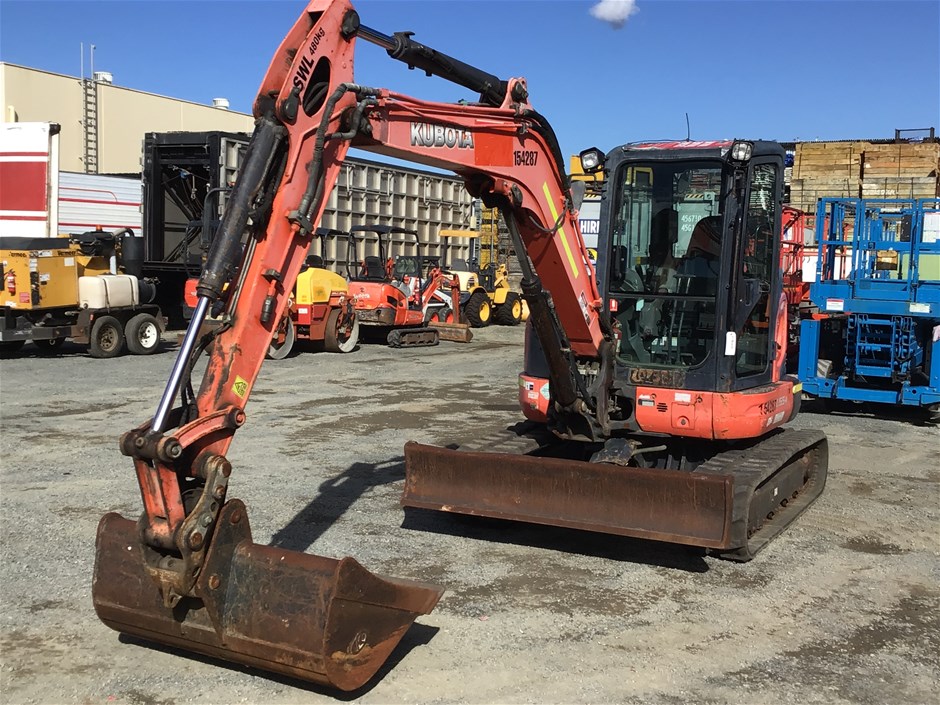 Kubota U55-4. 5.5T Hydraulic Excavator Auction (0005-5053210) | Grays Australia