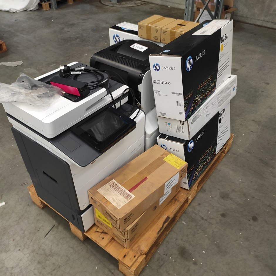 Pallet of Printers and Toner Cartridges Auction (0088-9042840) | Grays ...