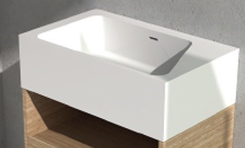 Pallet of 20 x Polymarble Basins with Overflow Auction (0002-3026021 ...