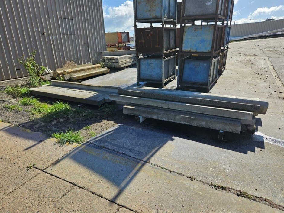 Concrete sleepers & wheel stops Auction (0005-8017530) | Grays Australia