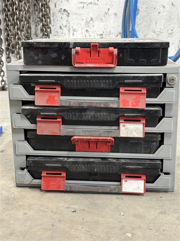 WURTH 4 Draw Storage System includes Auction (0020-5053265) | Grays ...