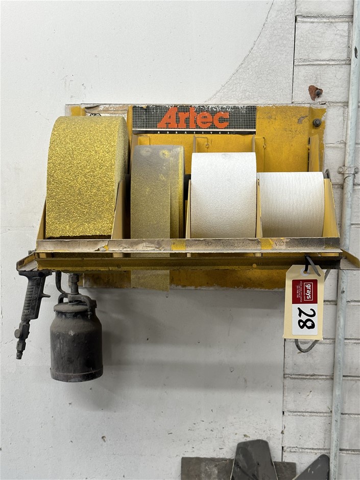 ARTEC wall mounted sandpaper holder and dispenser Auction (0028-5053265 ...