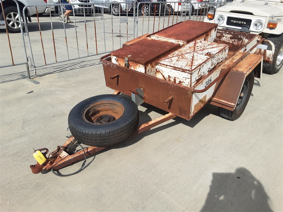 1991 Home made Box trailer Single Box Trailer Auction (0001-50706942) | Grays Australia