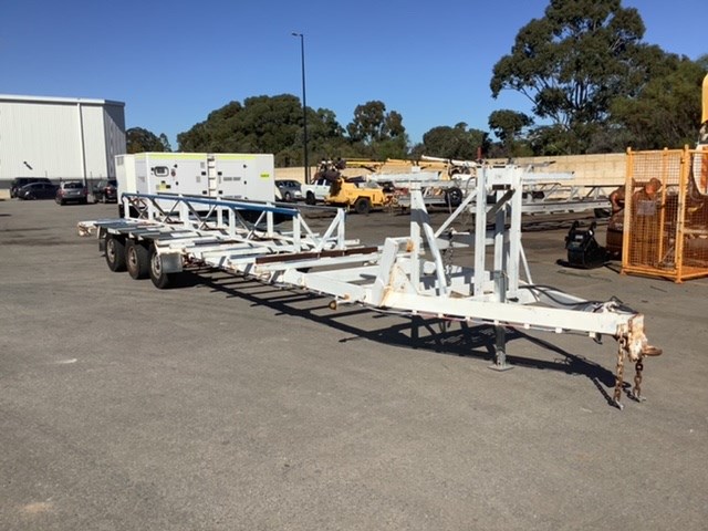 2000 Geographe Bay Ferry Service’s Tri Axle Catamaran Boat Trailer ...