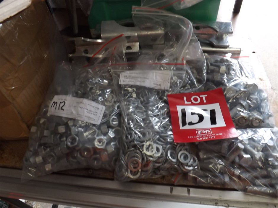 Assortment of Gal Nuts,Bolts & UBolts Auction (0151-3026088) | Grays ...