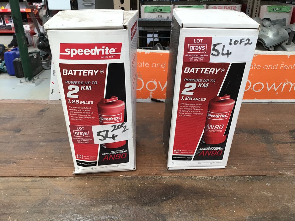 2x Speedrite AN90 Energisers Auction (0054-7046217) | Grays Australia