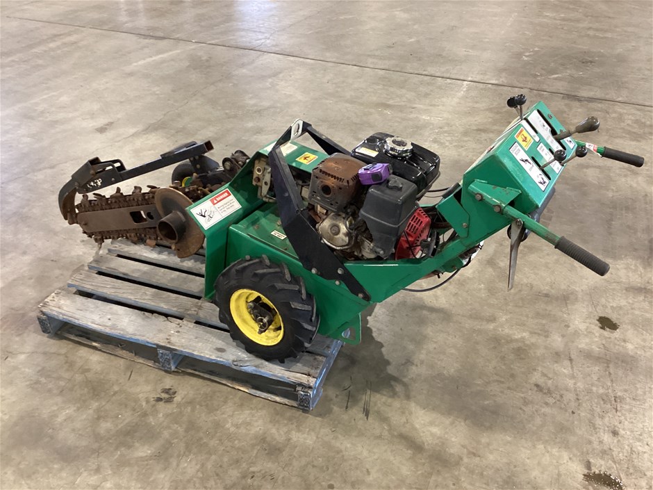 Red Roo HT 1624 Walk Behind Hydraulic Trencher Machine Auction (0012 ...