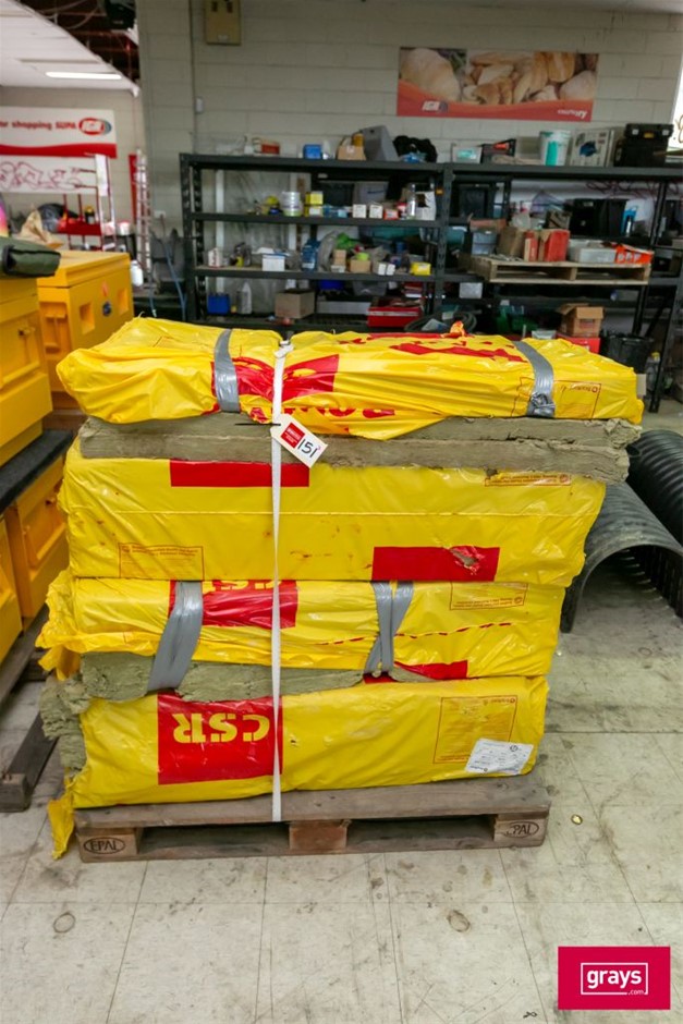 Unused CSR ROCKWOOL 22x Fire Rated Roof Insulation Auction (0151 ...