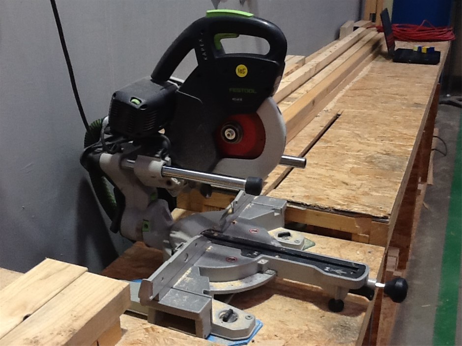 Festool KS60E Drop Saw + vaccum Auction (0105-3026271) | Grays Australia