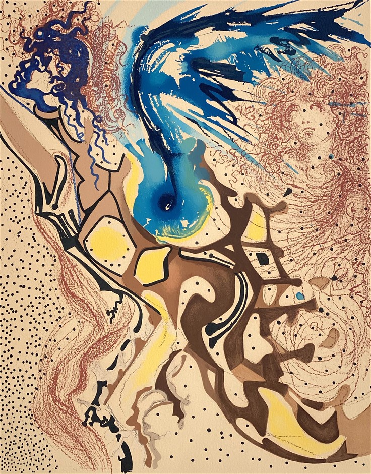 SALVADOR DALI (1904 – 1989) Original Vintage Lithograph On Arches Paper ...