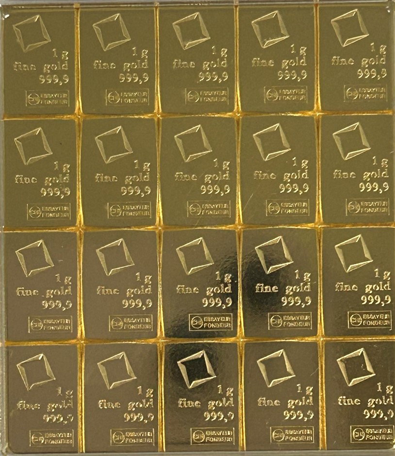 Valcambi Suisse 24ct fine gold combi bar Auction (0099-2554279) | Grays ...
