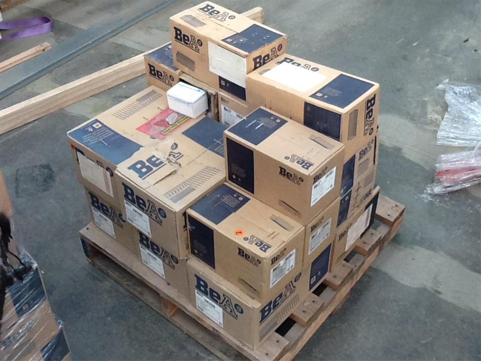 BeA Partial Pallet of Plastic Strip Screws, Industrial Staples Auction ...