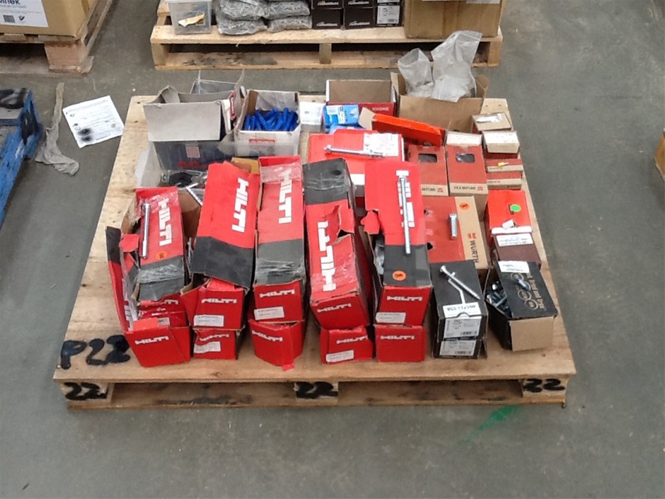 Partial Pallet of Assorted Bolts and Screws Auction (0300-3026306 ...
