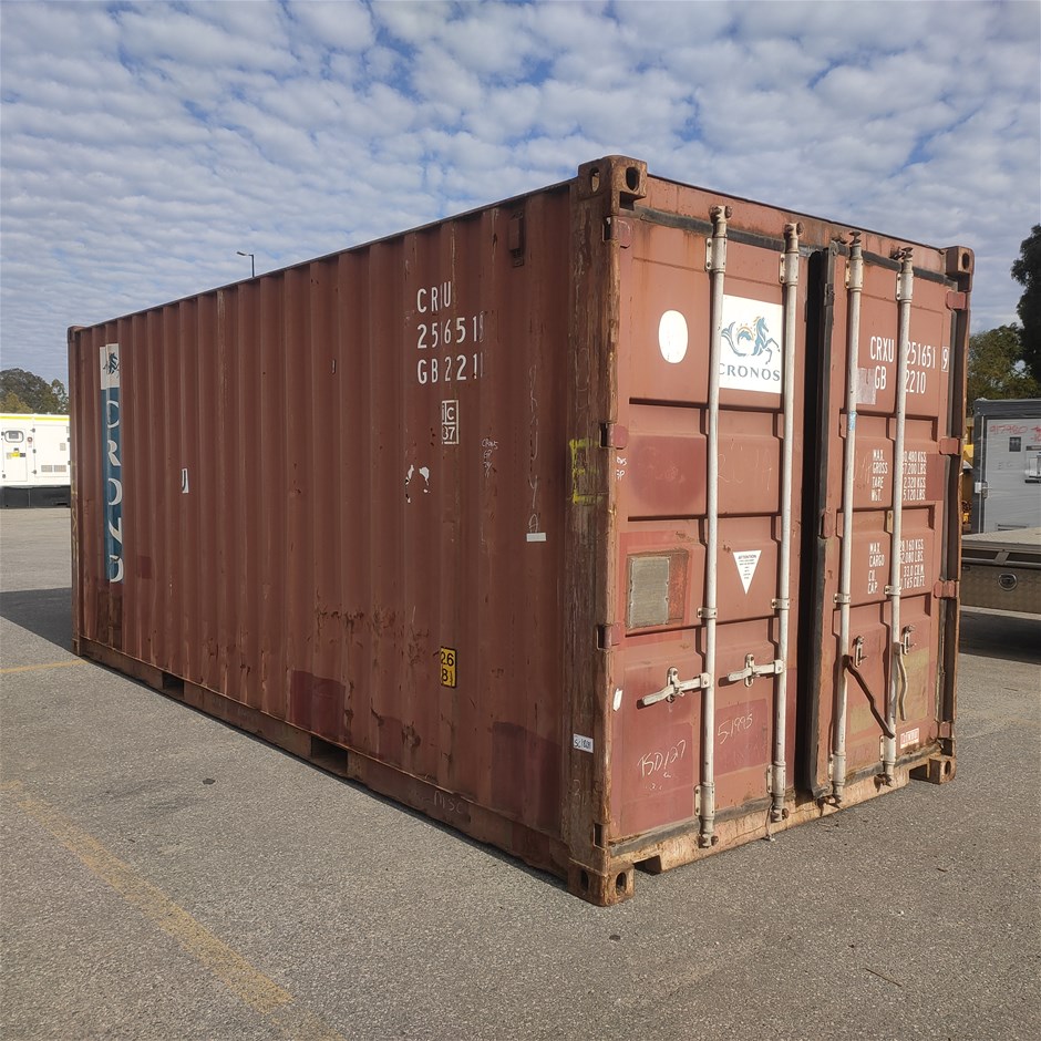1995 Cronos 20' Shipping Container Auction (0002-9043890) | Grays Australia