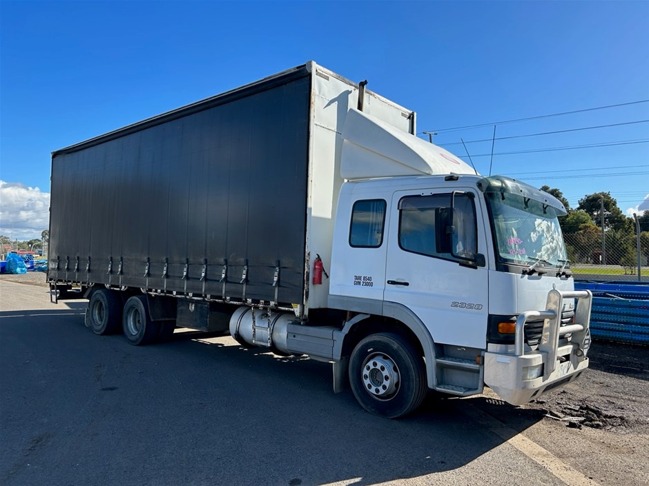 2003 Mercedes Benz Atego 6 x 2 Curtainsider Rigid Truck