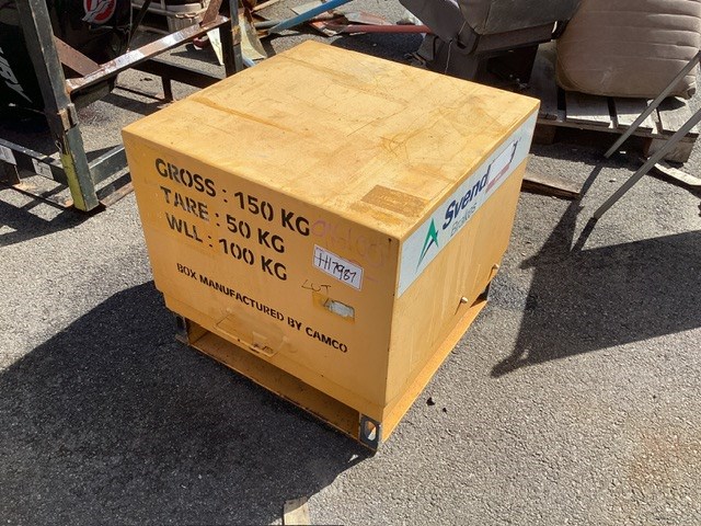 Yellow Metal Box, 2 WayRadio, CircularSaw and Gauges Auction (0005 ...