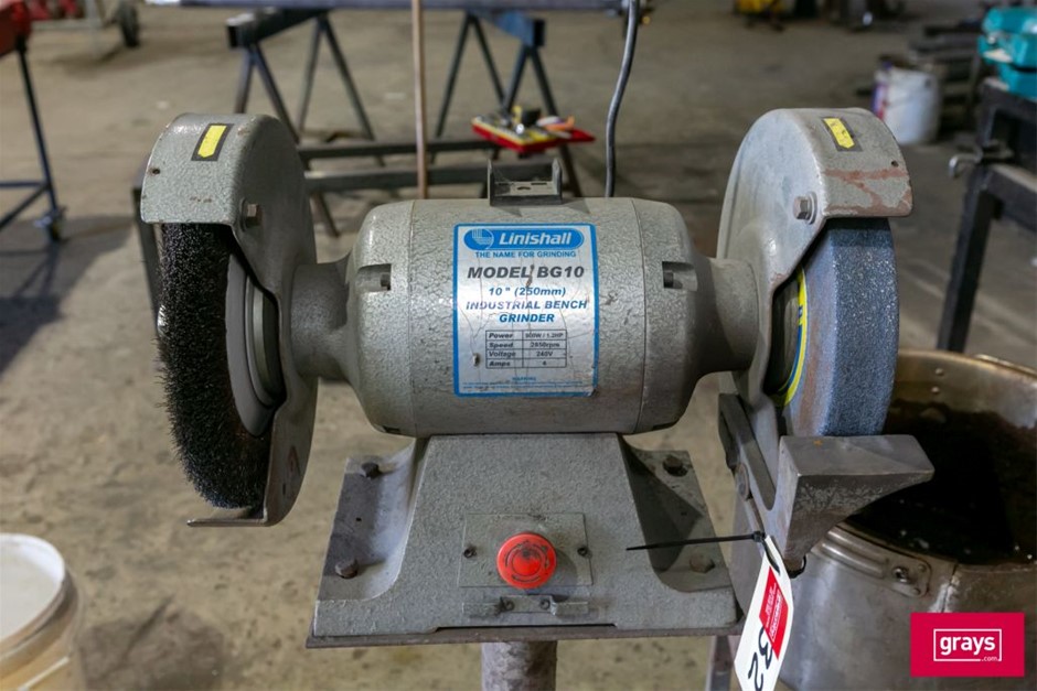 Linishall, BG10, Industrial Bench Grinder Auction (0032-5053575 ...