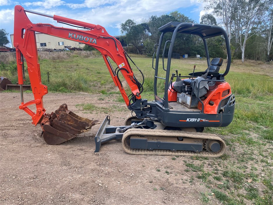 Kubota KX91-3 Super Series Mini Excavator