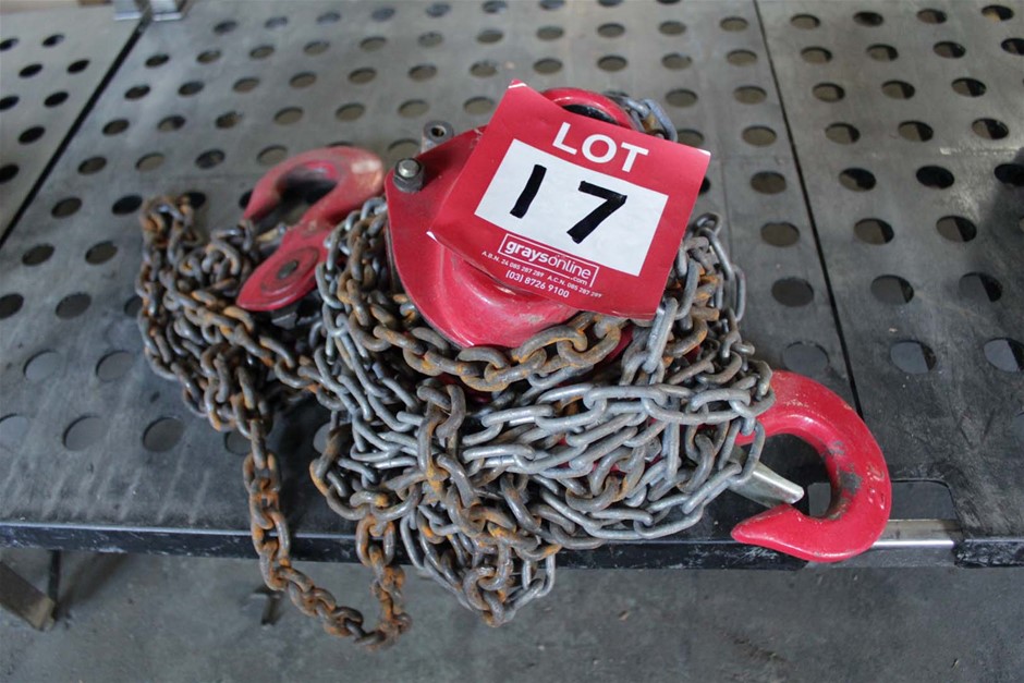 2 Ton Block And Tackle Auction (0017-3026623) | Grays Australia