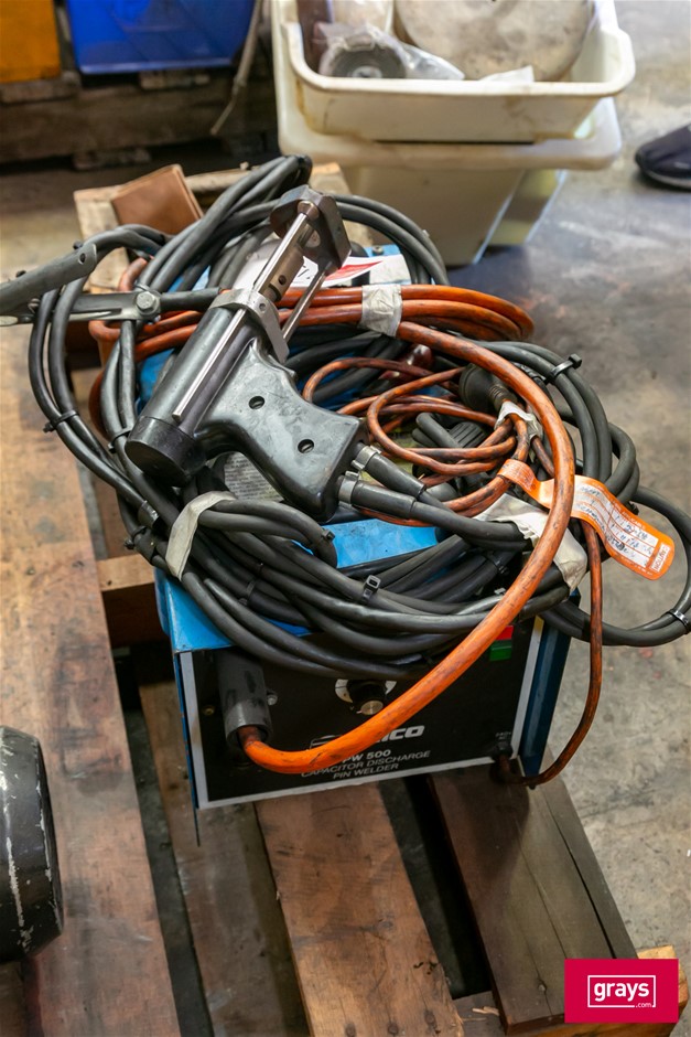 Assorted Engineering Workshop Items - Pin Welder 240v Portable Auction ...