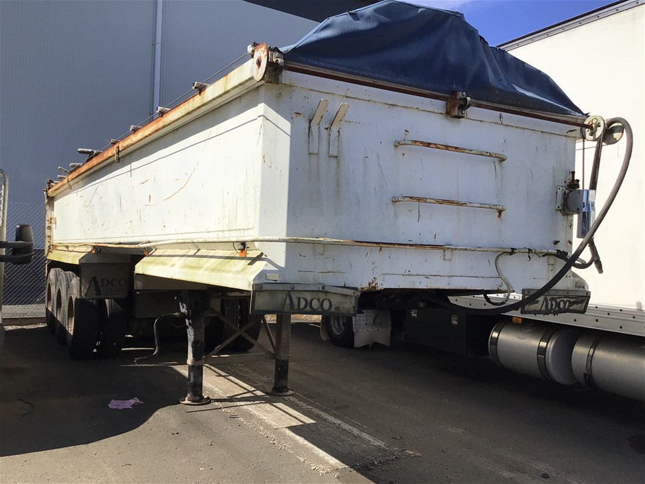 2001 Integrated Trailer Technology HXW ST3 Tip Over Axle Tipper Trailer ...