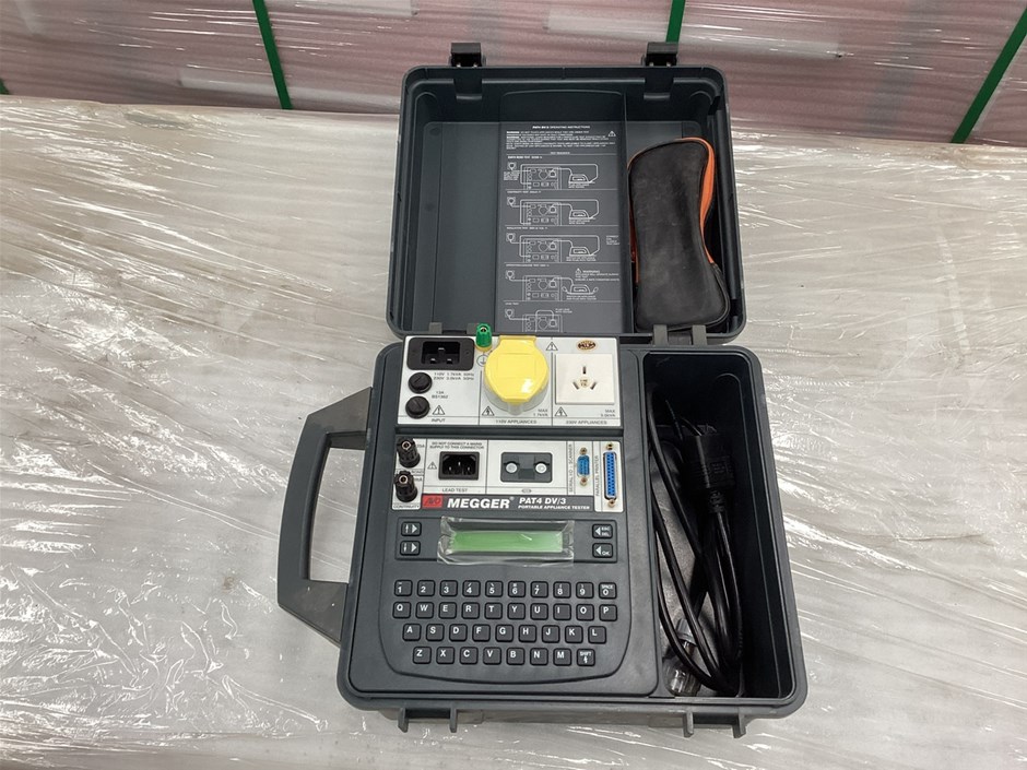 MEGGER Portable Appliance Tester. Auction (0017-3026684) | Grays Australia