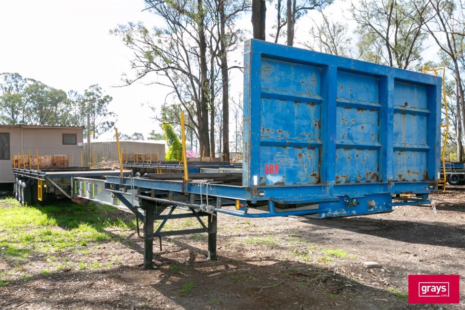1995 Howard Porter Trailers ST3/S Extendable Modified Flat Bed Trailer ...