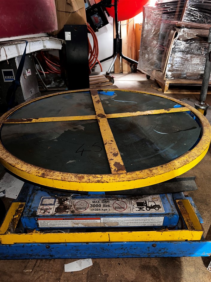 Bishamon Pneumatic Pallet Rotator Positioner Lifter Auction (0007 ...