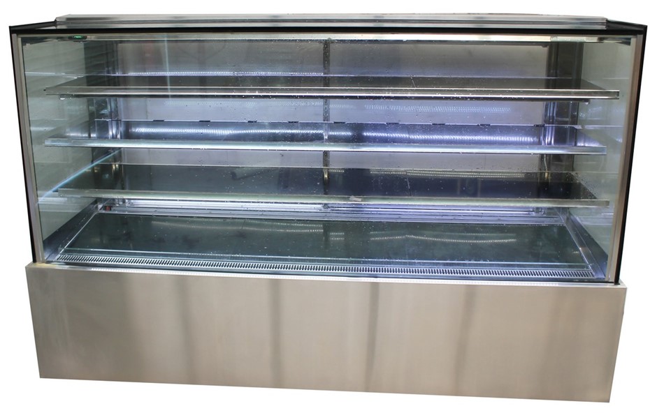 SQUARE GLASS DISPLAY CAKE FRIDGE Auction (0019-2188264) | Grays Australia