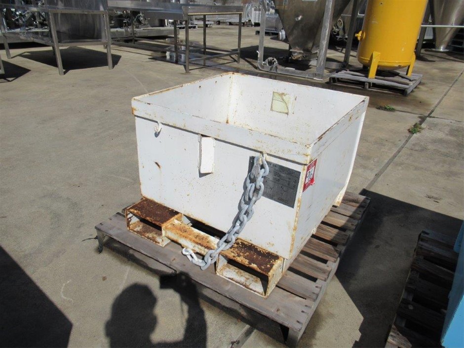 Westpac Steel Forkable Waste Tipping Bin Auction (0096-5054079) | Grays ...
