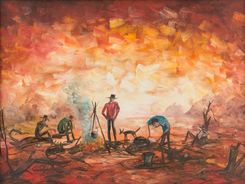 RAY REEVES, Original Oil Painting On Board Auction (0009-2555230 ...