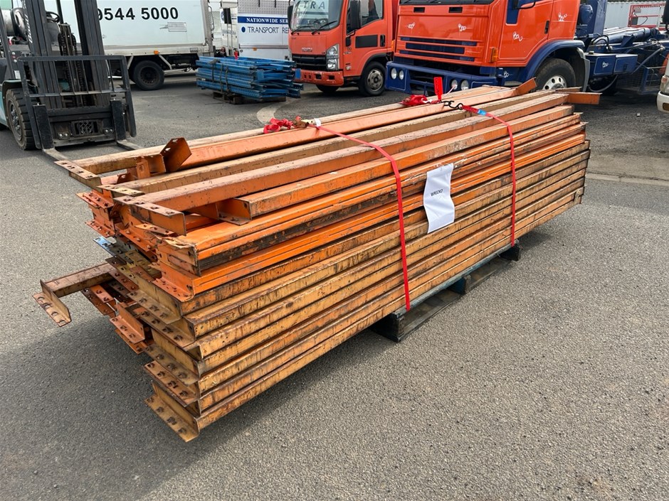 52 x Assorted Pallet Racking Beams Auction (0008-3026854) | Grays Australia