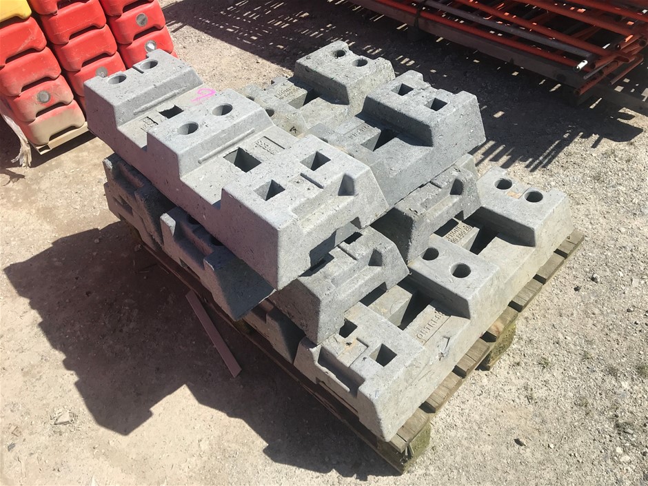 9 x Synthetic Temp Fence Bases Auction (0098-3027571) | Grays Australia