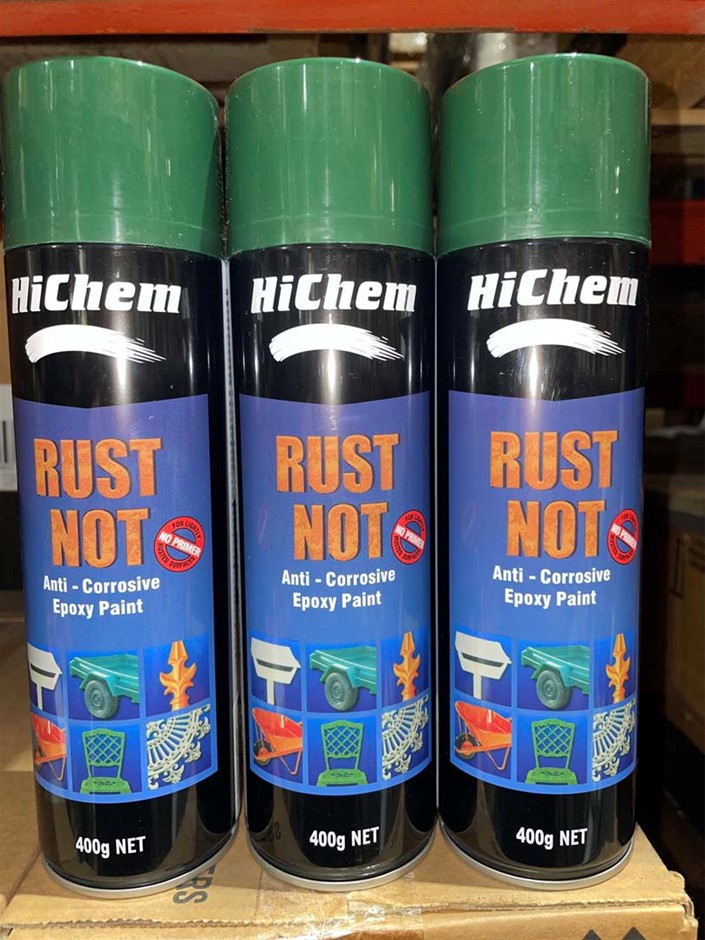 3 x Bottle Green Spray Cans - Epoxy Paint Auction (0123-3026907 ...
