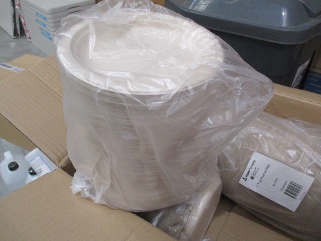 5 x Cartons Sabert 18cm Round Plates Auction (0043-3026961) | Grays ...