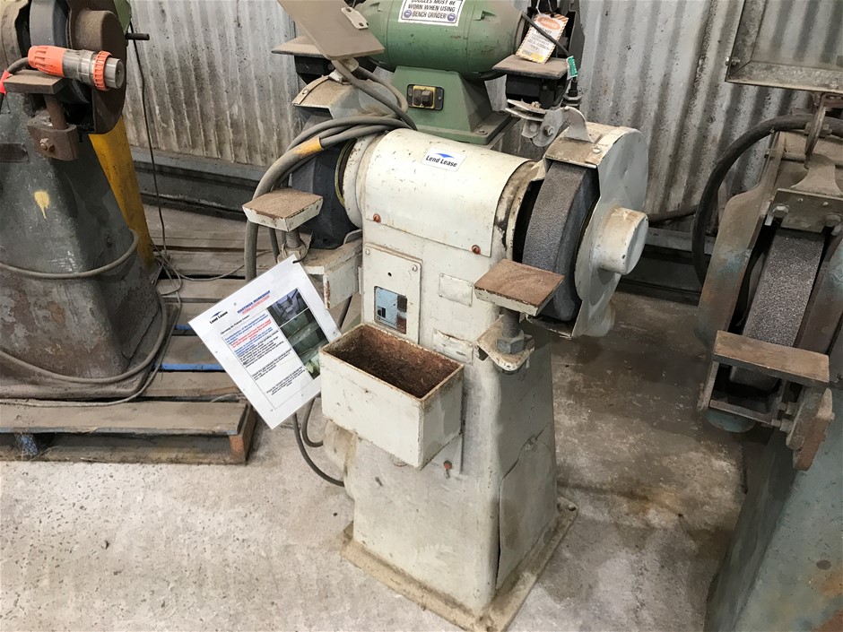 1 x Double Ended Pedestal Grinder Auction (0042-3026814) | Grays Australia