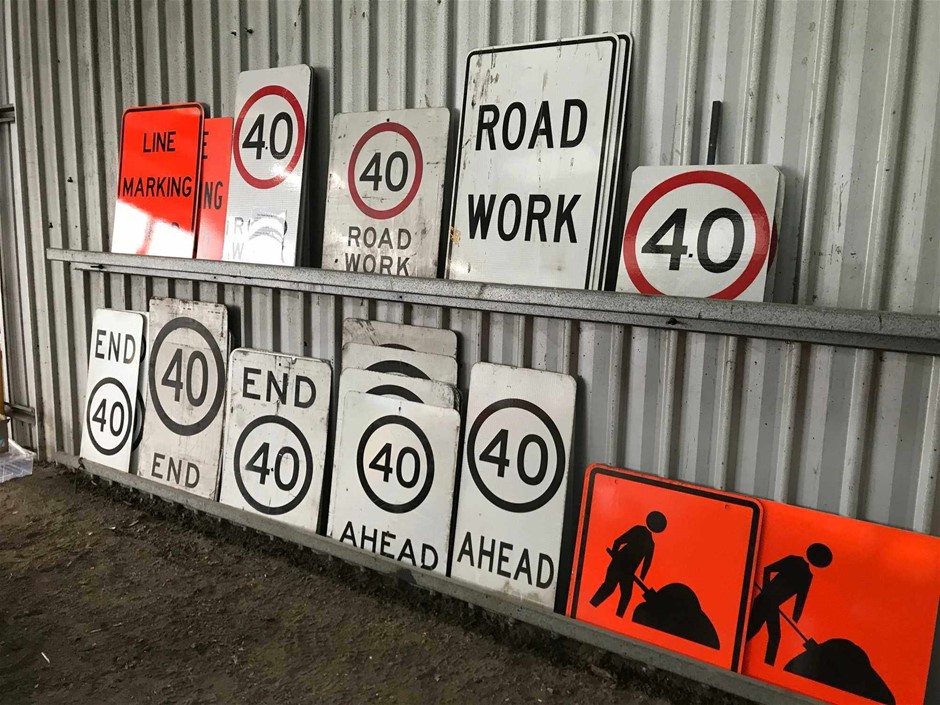 Large Quantity Of Assorted Signage Auction (0139-3027029) | Grays Australia