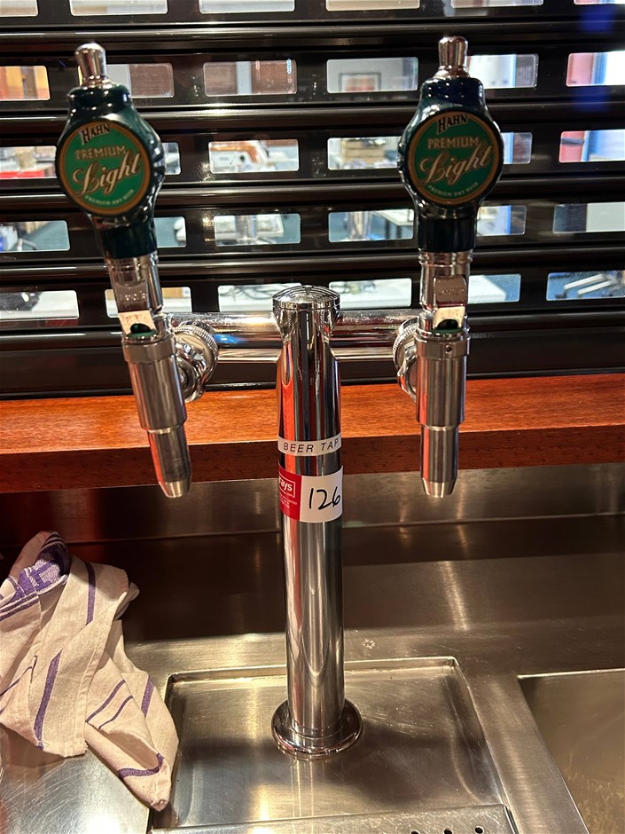 2 x Twin Tap Beer Fonts and Keg Pumping System Auction (0126-5054266 ...