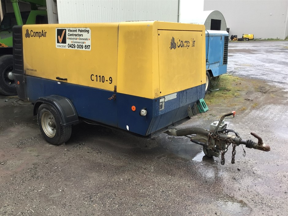 Compair DLT-1302 Trailer Mounted Compressor Auction (0010-3027136 ...