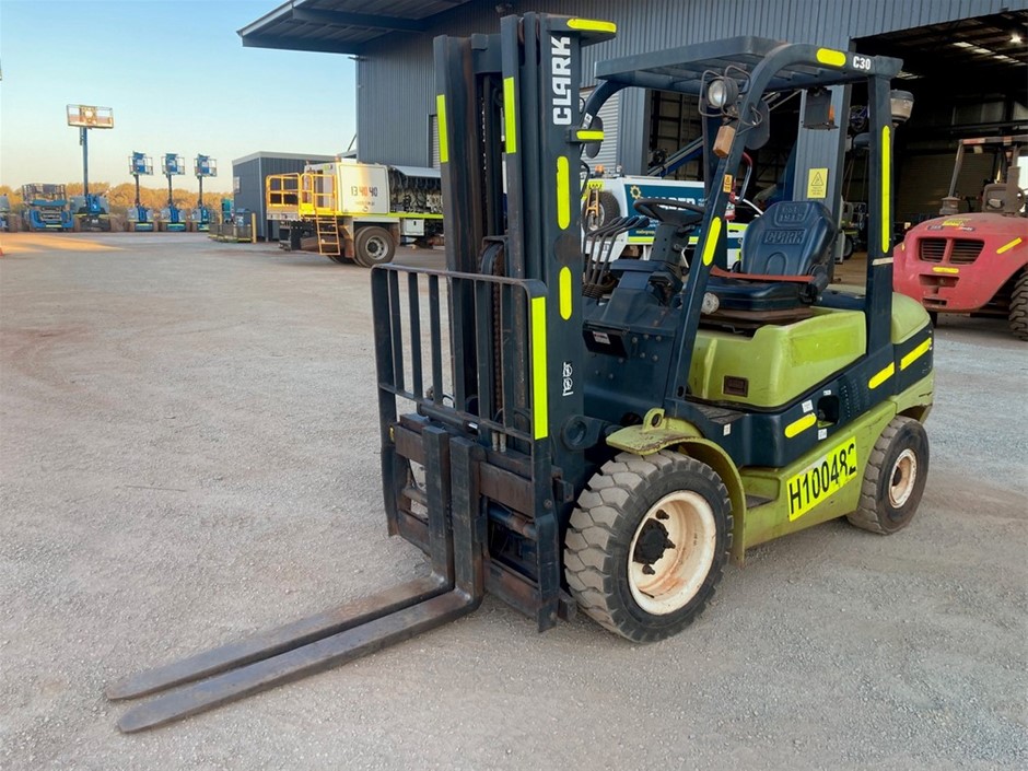 2014 CLARK C30D Forklift - 2.5t - 3.0m - Diesel (Newman) Auction (0004 ...
