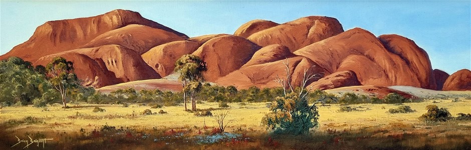 BRIAN BAIGENT (1929 - 2000), Original Oil Painting on Canvas Board ...