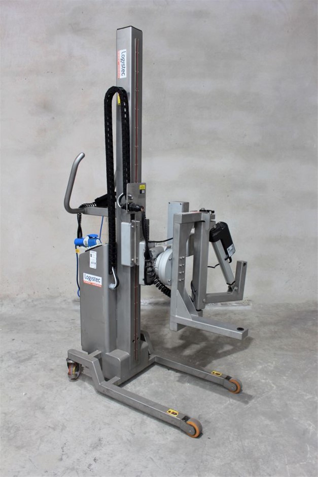 Stainless-Steel Battery-operated Reel Lifter “Logistec” Auction (0014 ...